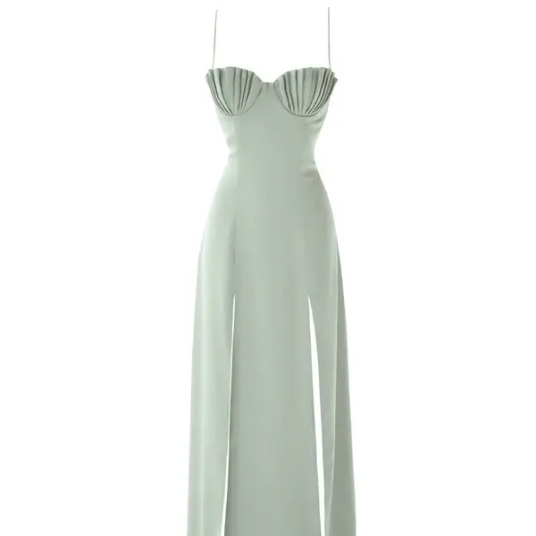 LA MUSA Mint Mermaid Dress
