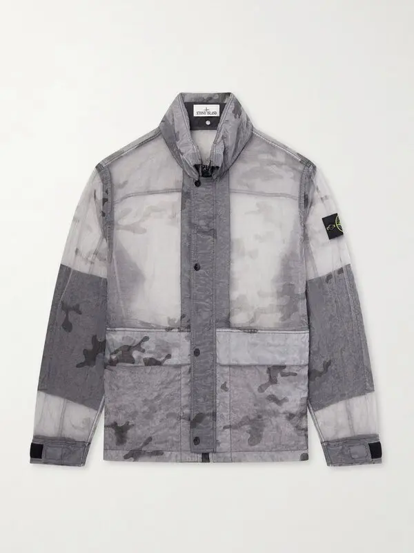 Stone Island Camouflage-print Shell Jacket