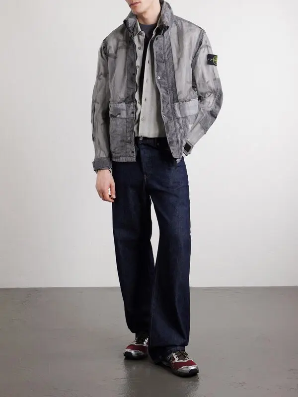 Stone Island Camouflage-print Shell Jacket