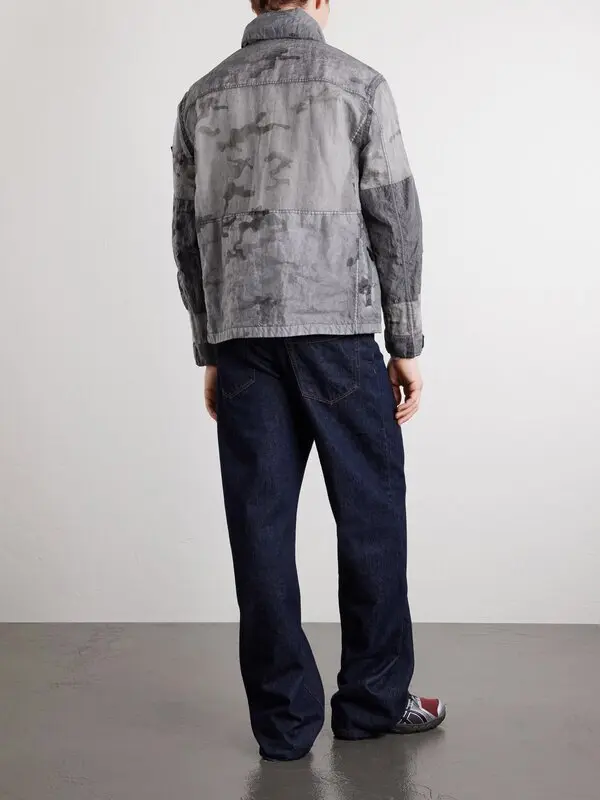 Stone Island Camouflage-print Shell Jacket