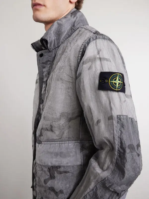 Stone Island Camouflage-print Shell Jacket