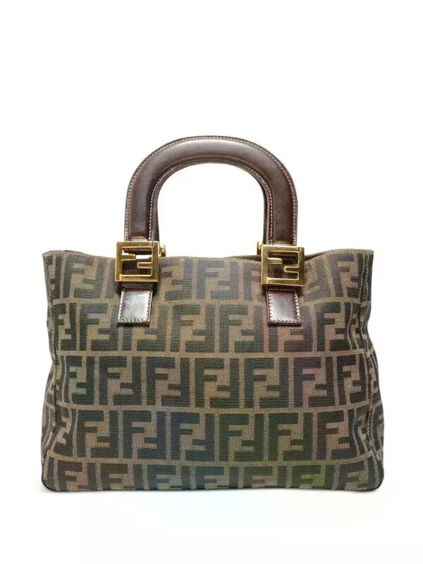 Fendi Zucca Canvas Handbag