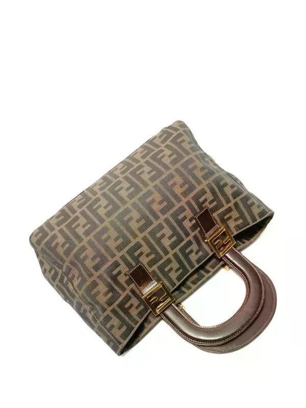 Fendi Zucca Canvas Handbag