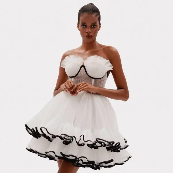 LA MUSA Eiffel Tower Inspired Dress