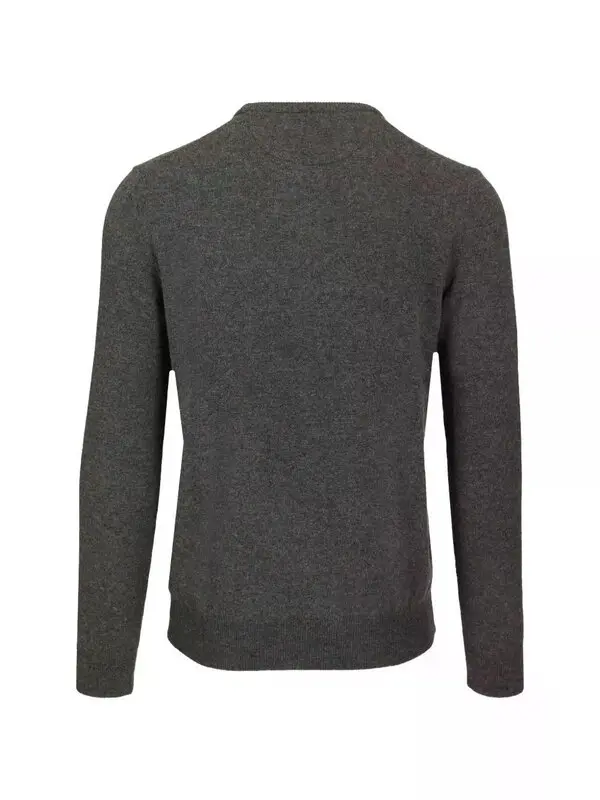 Polo Ralph Lauren Embroidered Wool Sweater - Grey