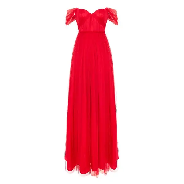 ACOB À PORTER Monica Long Tulle Gown