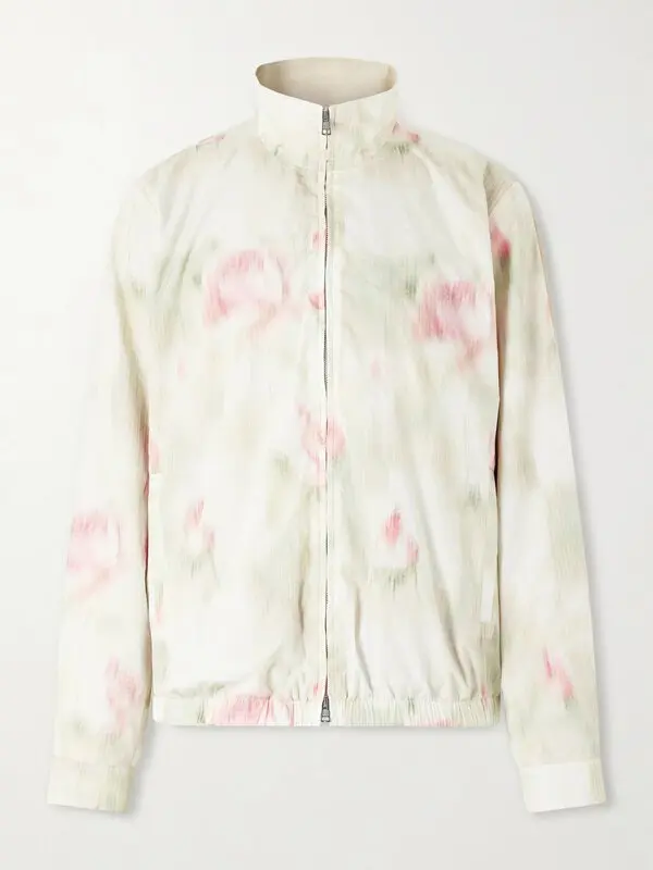 Our Legacy Casino" Floral Print Shell Jacket - Neutrals
