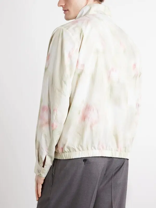 Our Legacy Casino" Floral Print Shell Jacket - Neutrals