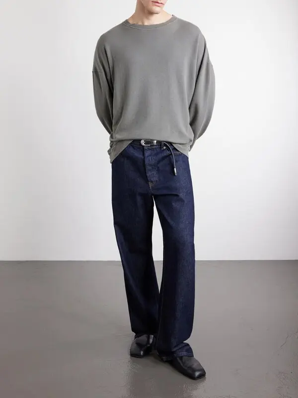 Our Legacy Slack Cotton-blend Jersey Sweatshirt - Green