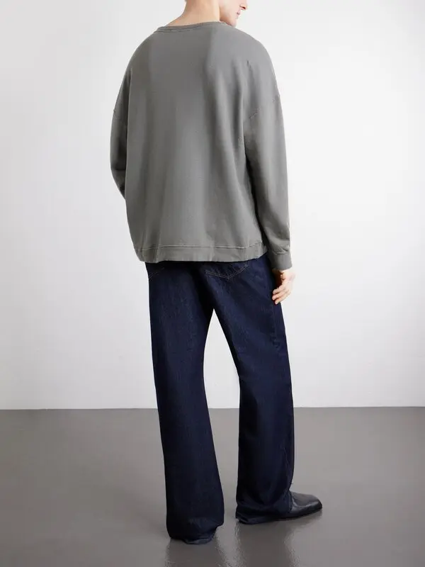 Our Legacy Slack Cotton-blend Jersey Sweatshirt - Green