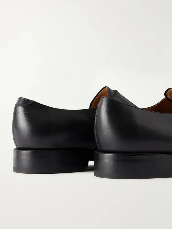 MORJAS Monk Strap Leather Shoes