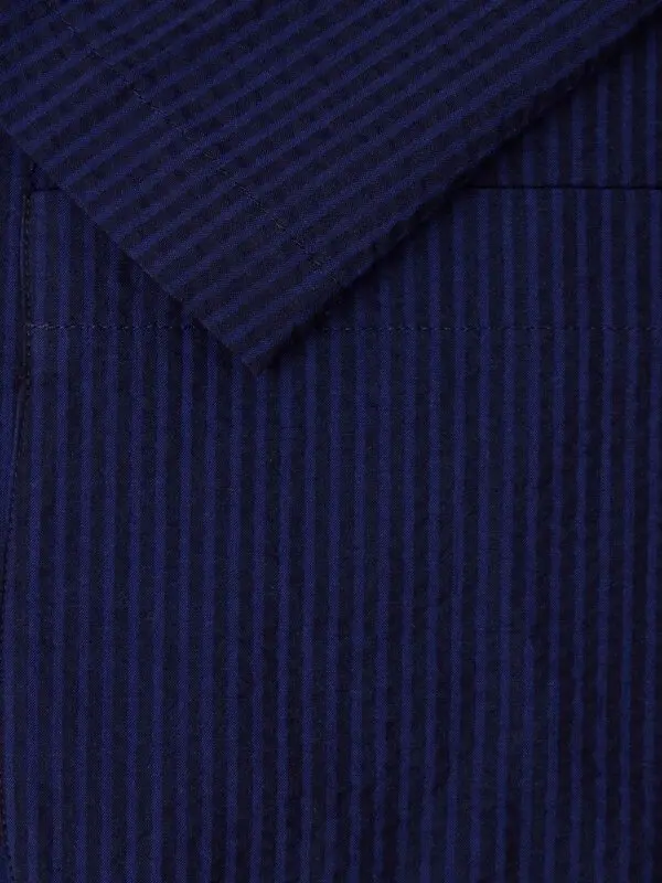 Portuguese Flannel Atlantico Organic Cotton-seersucker Suit Jacket