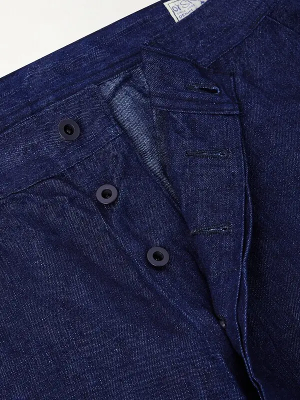 ORSLOW U.s. Navy Straight-leg Linen Trousers