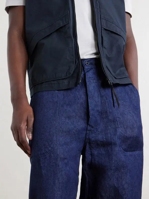 ORSLOW U.s. Navy Straight-leg Linen Trousers
