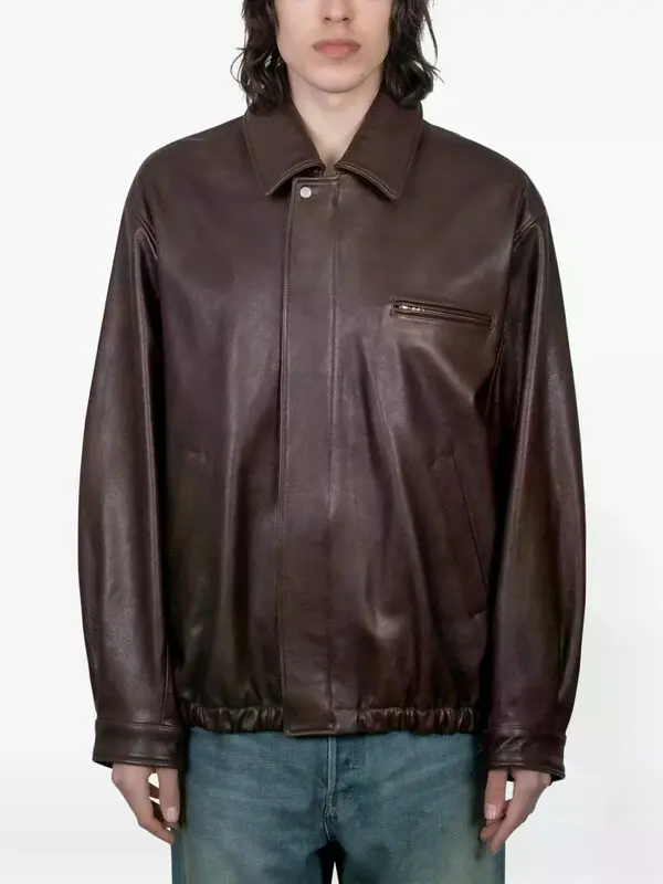 STEIN Zip-up Leather Jacket