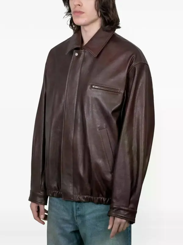 STEIN Zip-up Leather Jacket