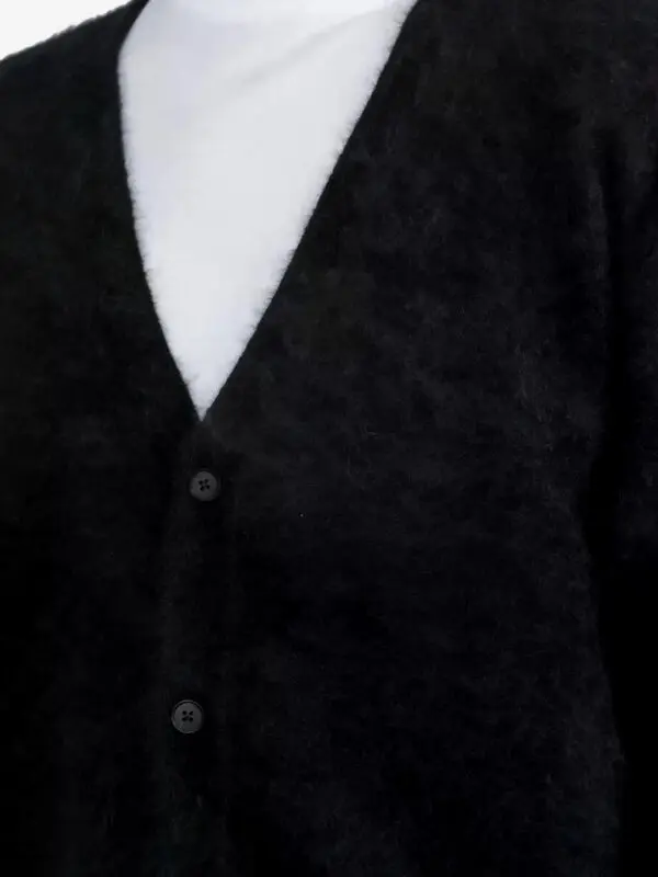 STEIN Brushed-knit V-neck Cardigan