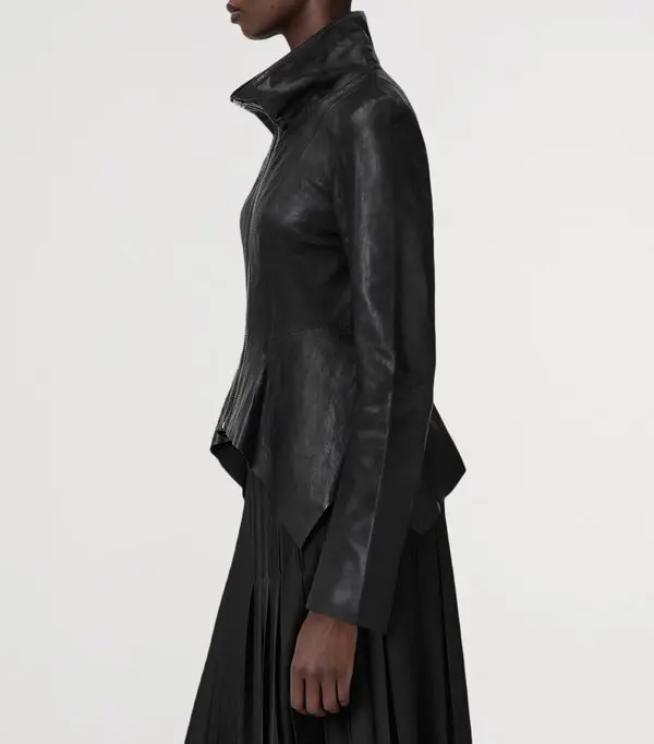 ALLSAINTS Leather Grace Biker Jacket