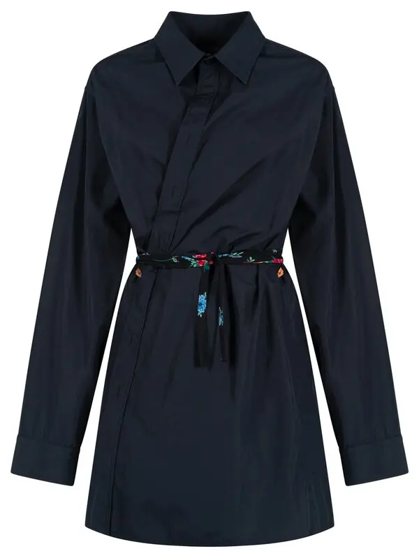 Balenciaga Wrap Shirt Dress