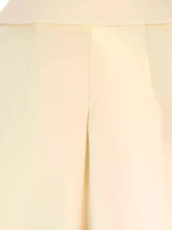 Max Mara Cropped Jacket With Pleat Detail - Neutrals