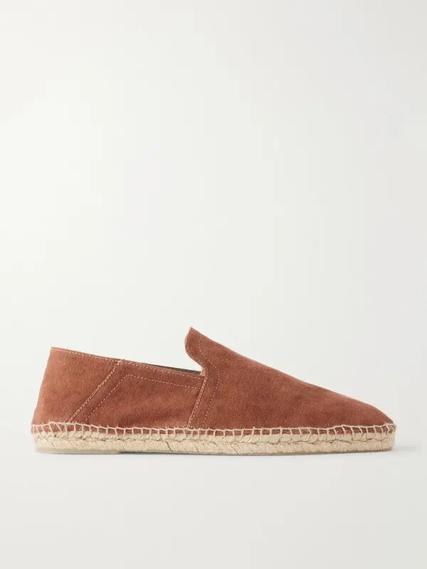 CastaÑer Canvas Espadrille Flats - Brown