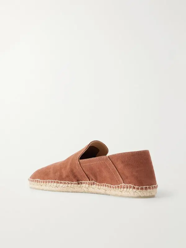 CastaÑer Canvas Espadrille Flats - Brown