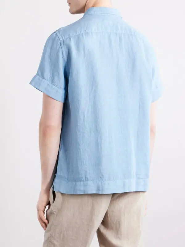 Boglioli Linen Shirt - Blue