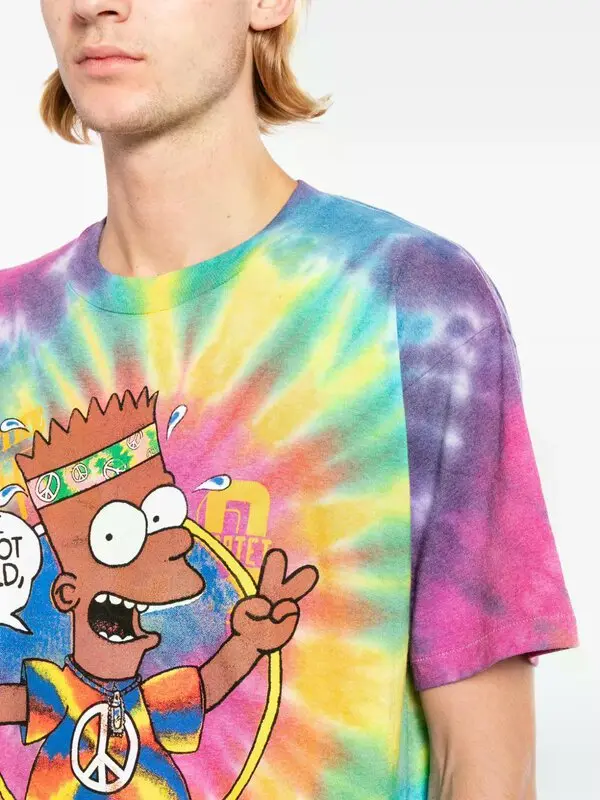 BETTER WITH AGE Tie-dye Graphic-print T-shirt