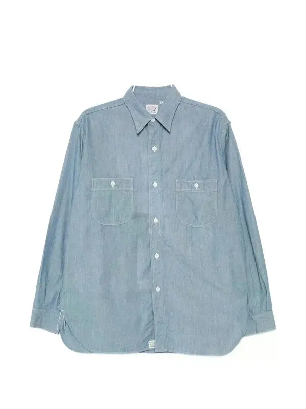 ORSLOW Striped Chest Pockets Shirt