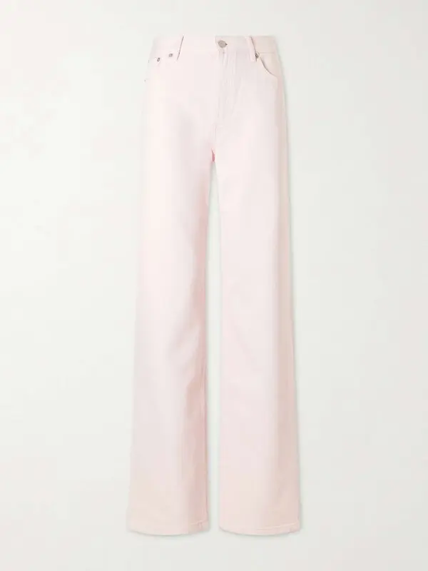Still Here Everyday Straight-leg Jeans - Pink