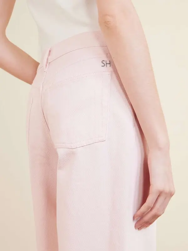 Still Here Everyday Straight-leg Jeans - Pink