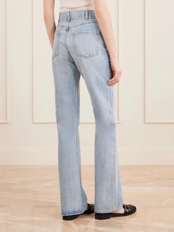 NILI LOTAN Joan High-rise Straight-leg Jeans - Blue