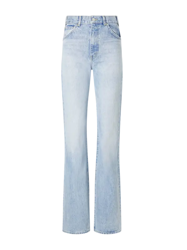 NILI LOTAN Joan High-rise Straight-leg Jeans - Blue