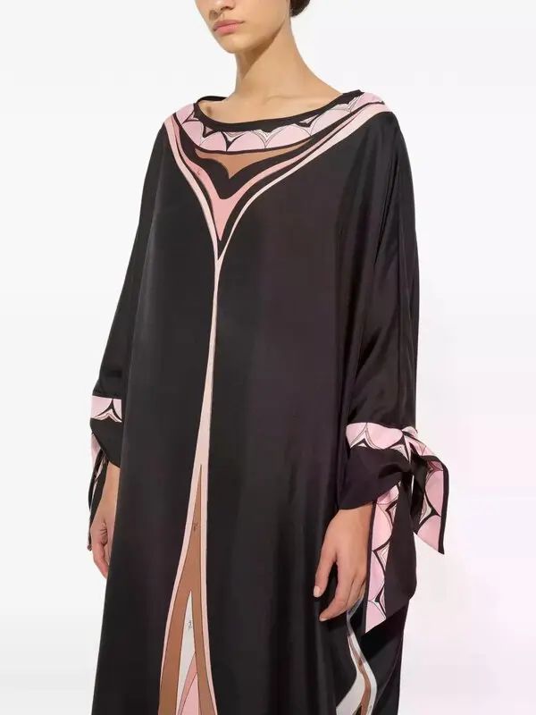 Emilio Pucci Fari Print Silk Kaftan