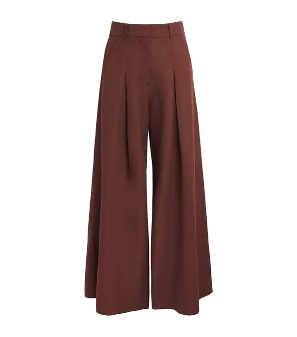 ME+EM Pleated Wide-leg Trousers