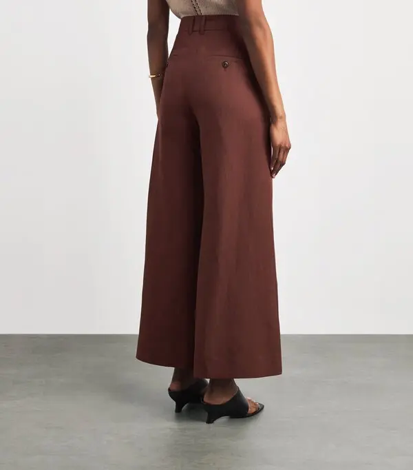 ME+EM Pleated Wide-leg Trousers