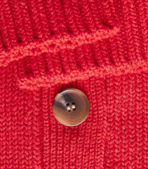 ME+EM Organic Cotton Knit Top With Pointelle Detailing