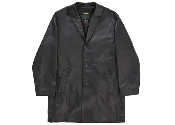 Supreme Schott Leather Overcoat