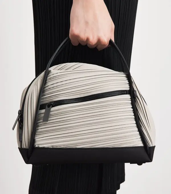 Issey Miyake Bias Pleats Top-handle Bag