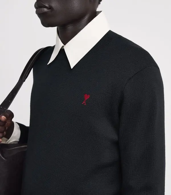 AMI Paris Wool De Coeur Sweater