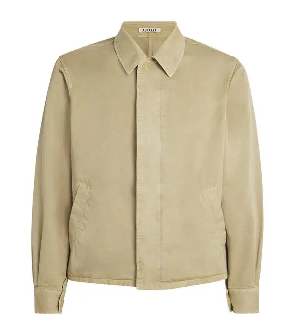 Auralee Cotton Garment-dyed Jacket