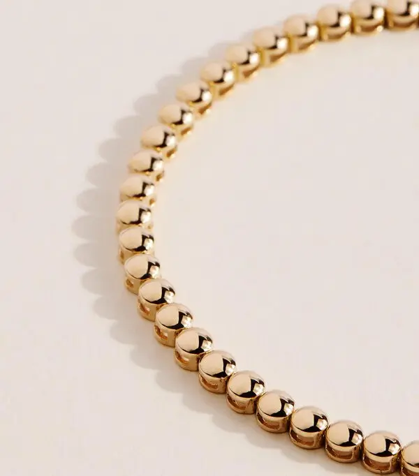 JENNIFER MEYER 18k Yellow Mini Tennis Bracelet