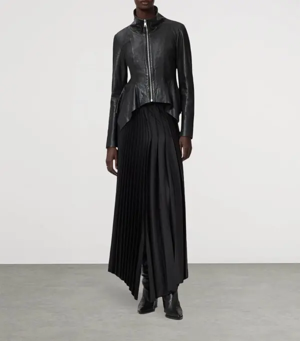 ALLSAINTS Leather Grace Biker Jacket