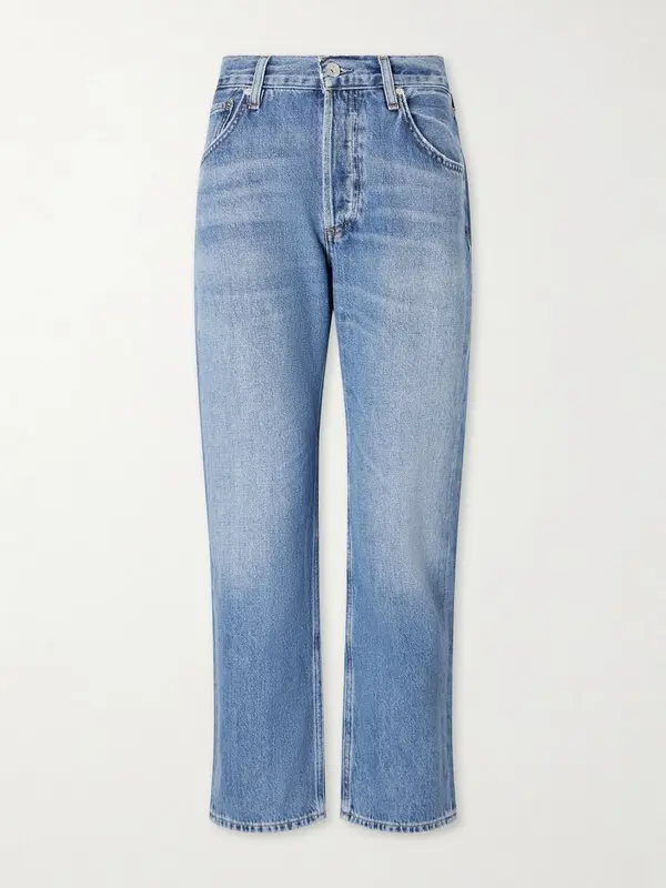 Citizens Of Humanity Winslow Mid-rise Straight-leg Boyfriend Jeans - Blue