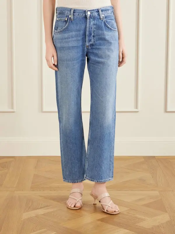 Citizens Of Humanity Winslow Mid-rise Straight-leg Boyfriend Jeans - Blue