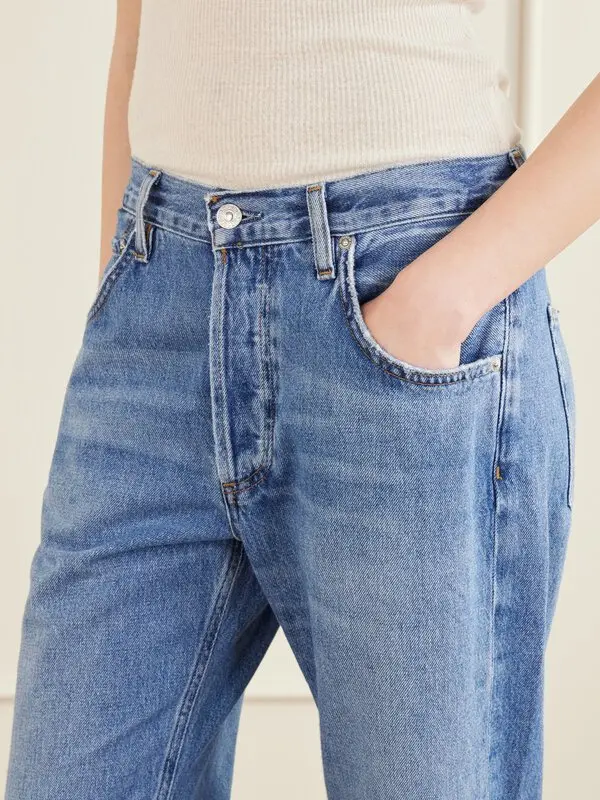 Citizens Of Humanity Winslow Mid-rise Straight-leg Boyfriend Jeans - Blue