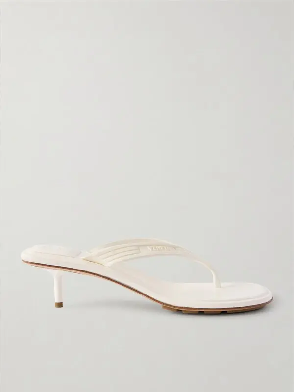 Bottega Veneta Sampieri Thong Sandals - White