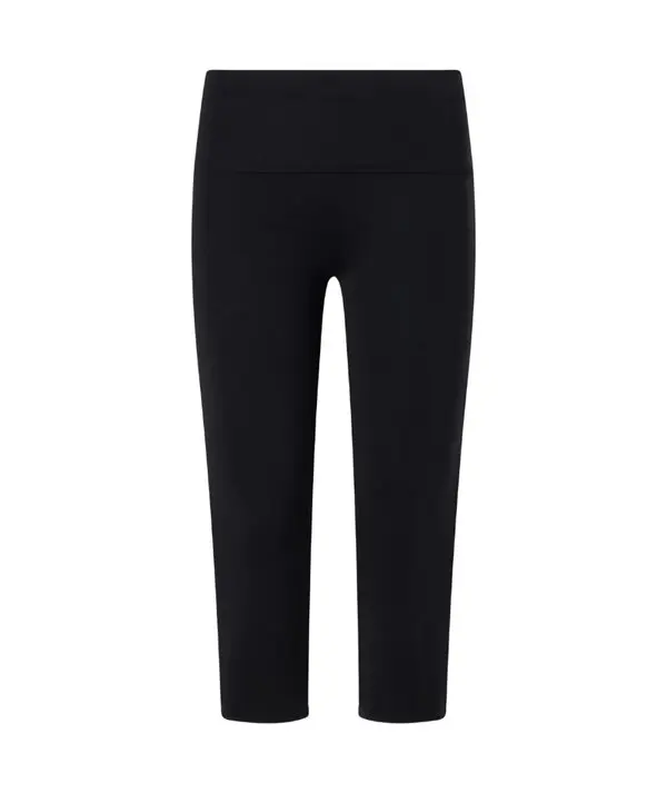 Eterne Stretch-modal Capri Leggings - Black