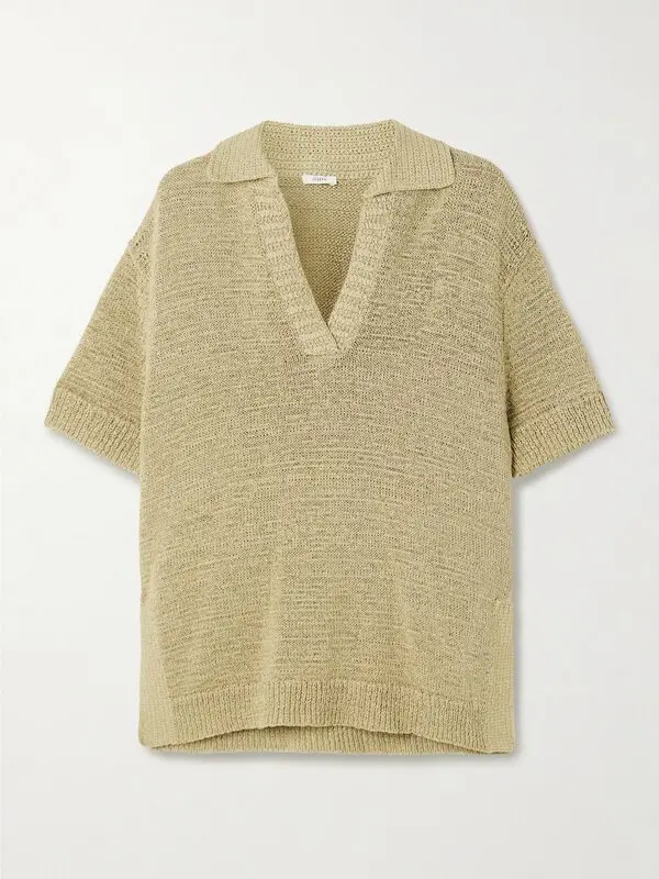 JOSEPH Knitted Polo Shirt