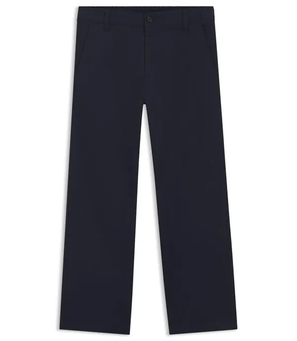 Hugo Straight-fit Mercerized Stretch Cotton Twill Pants